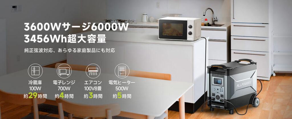 【最強の節電＆災害対策】ALLPOWERS R4000+の徹底レビューとおすすめする理由。デメリットも解説｜オールパワーズ | NO ...